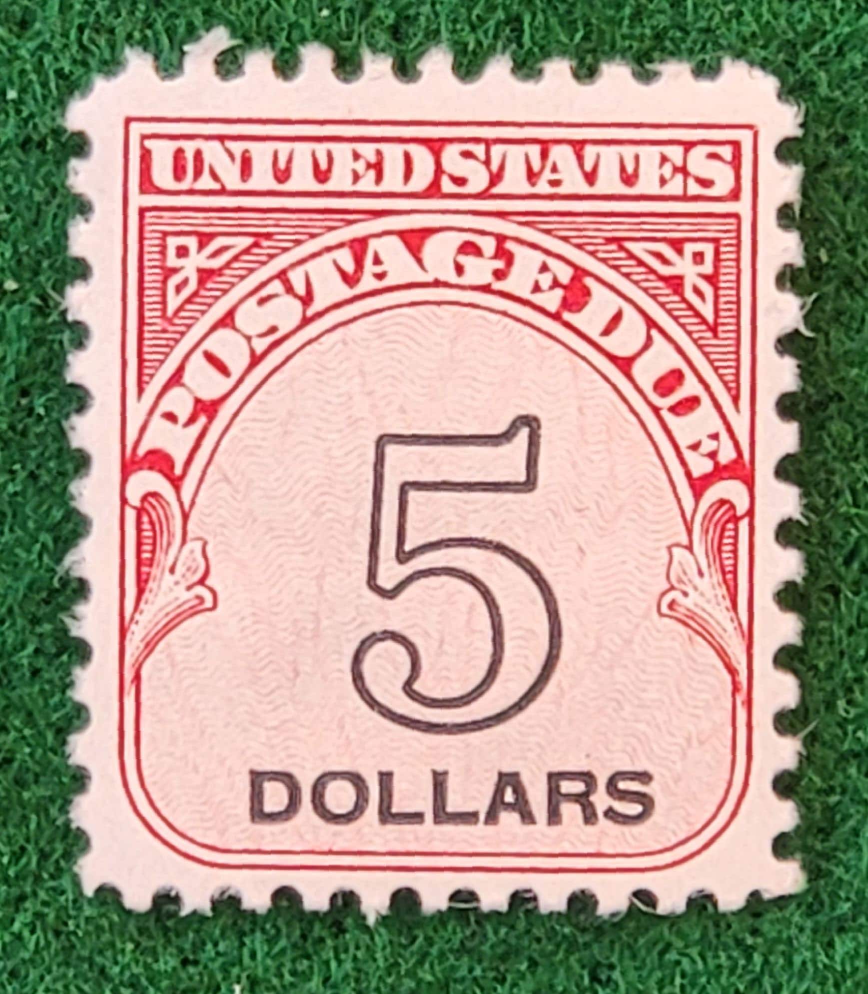 Vintage Mint Postage Due Stamp - Etsy