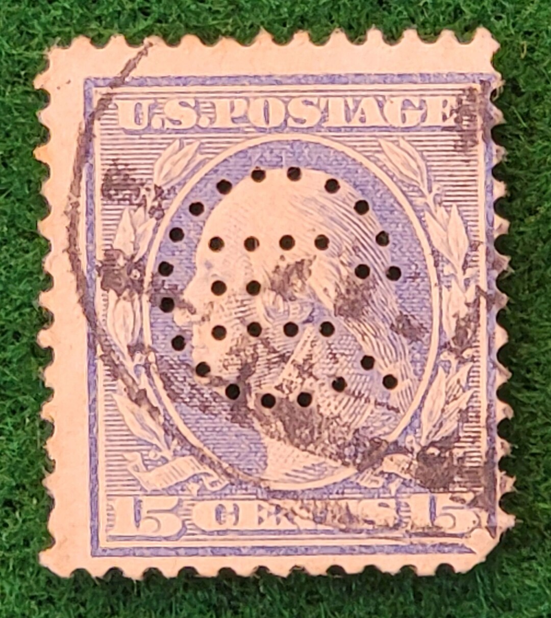 Vintage 1908 Used 15c US Postage Stamp - Etsy