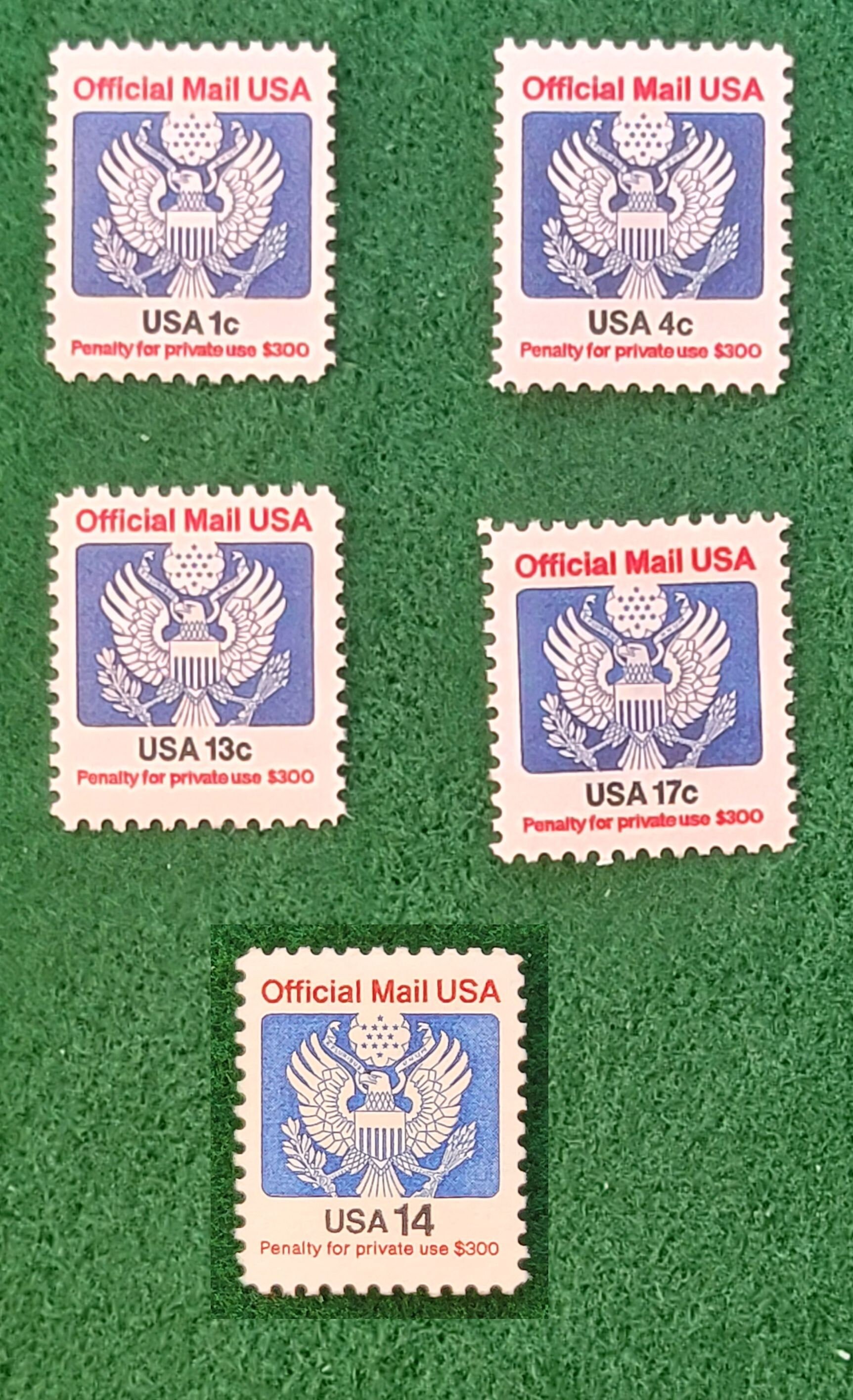 Vintage Mint "official Mail" US Stamps - Etsy