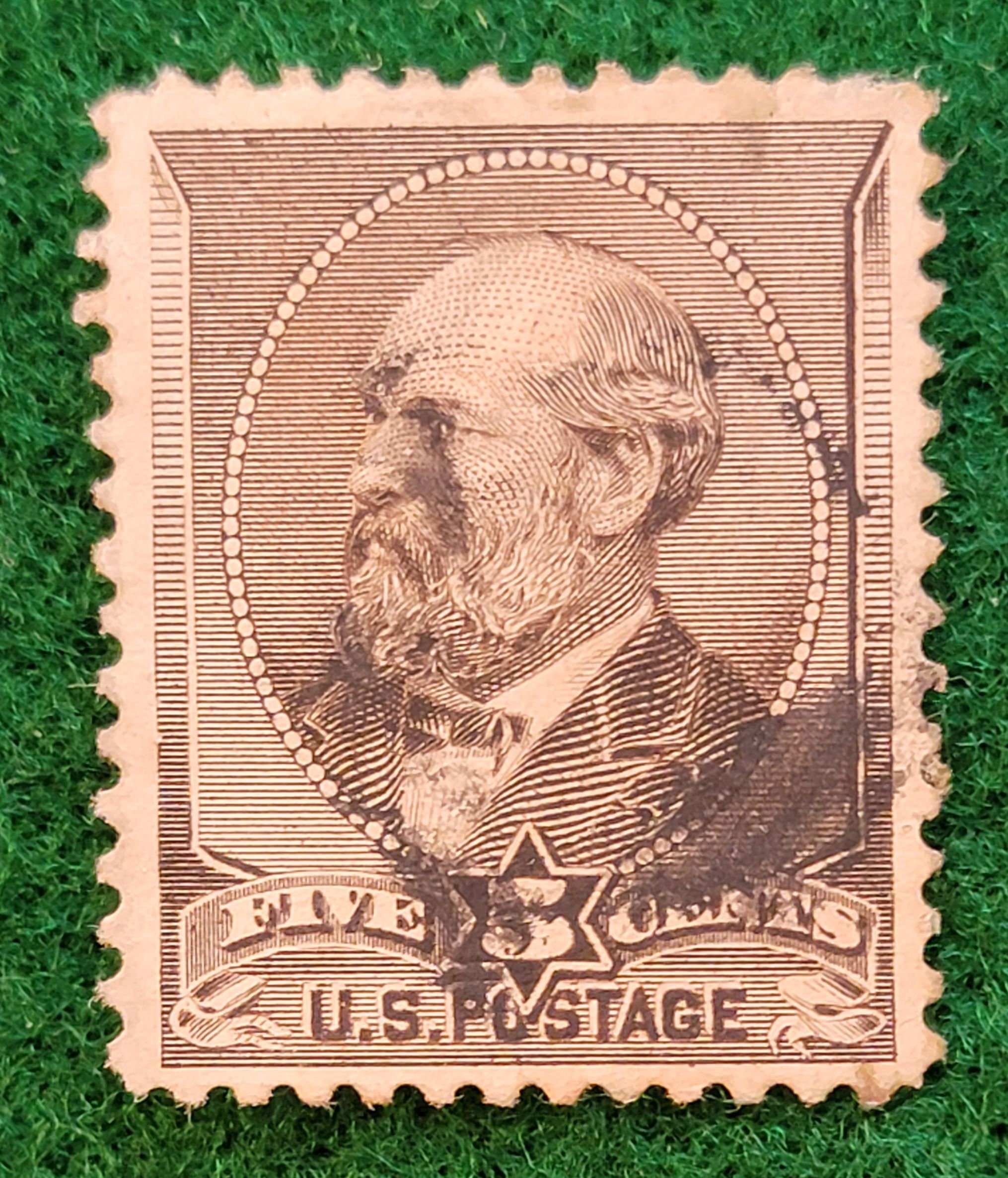 Vintage 1885 Garfield Used US Stamp - Etsy
