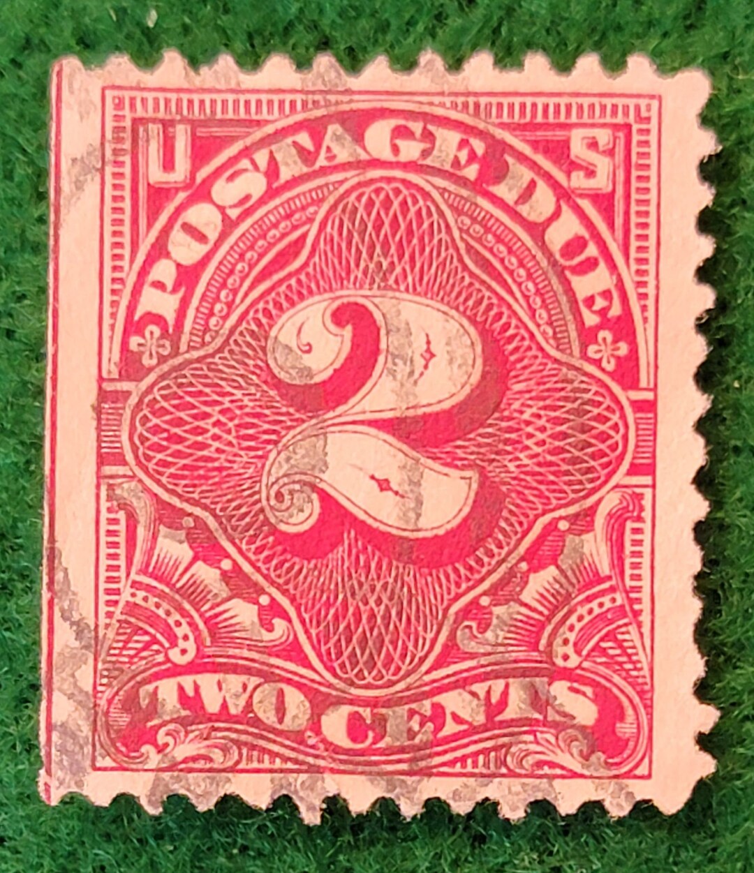 Vintage 1894 2c Postage Due Stamp - Etsy