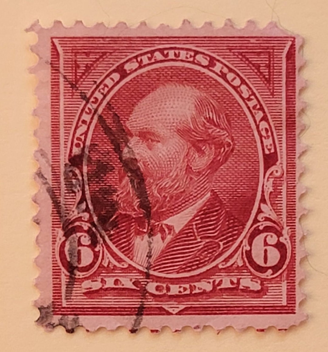 1898 6c Garfield Used US Stamp - Etsy