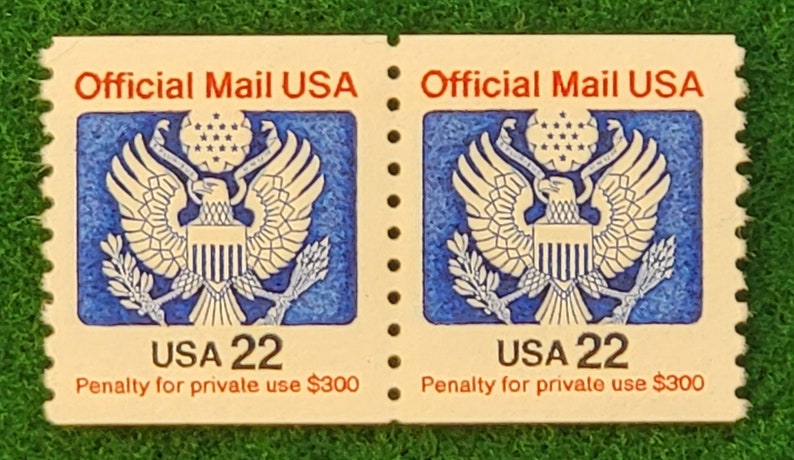Vintage Mint "official Mail" US Stamps - Etsy