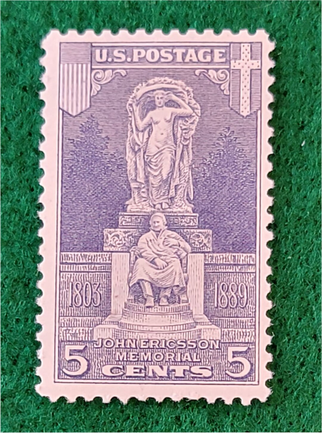 US Mint Stamp - Ericsson Memorial - 1926 - Etsy