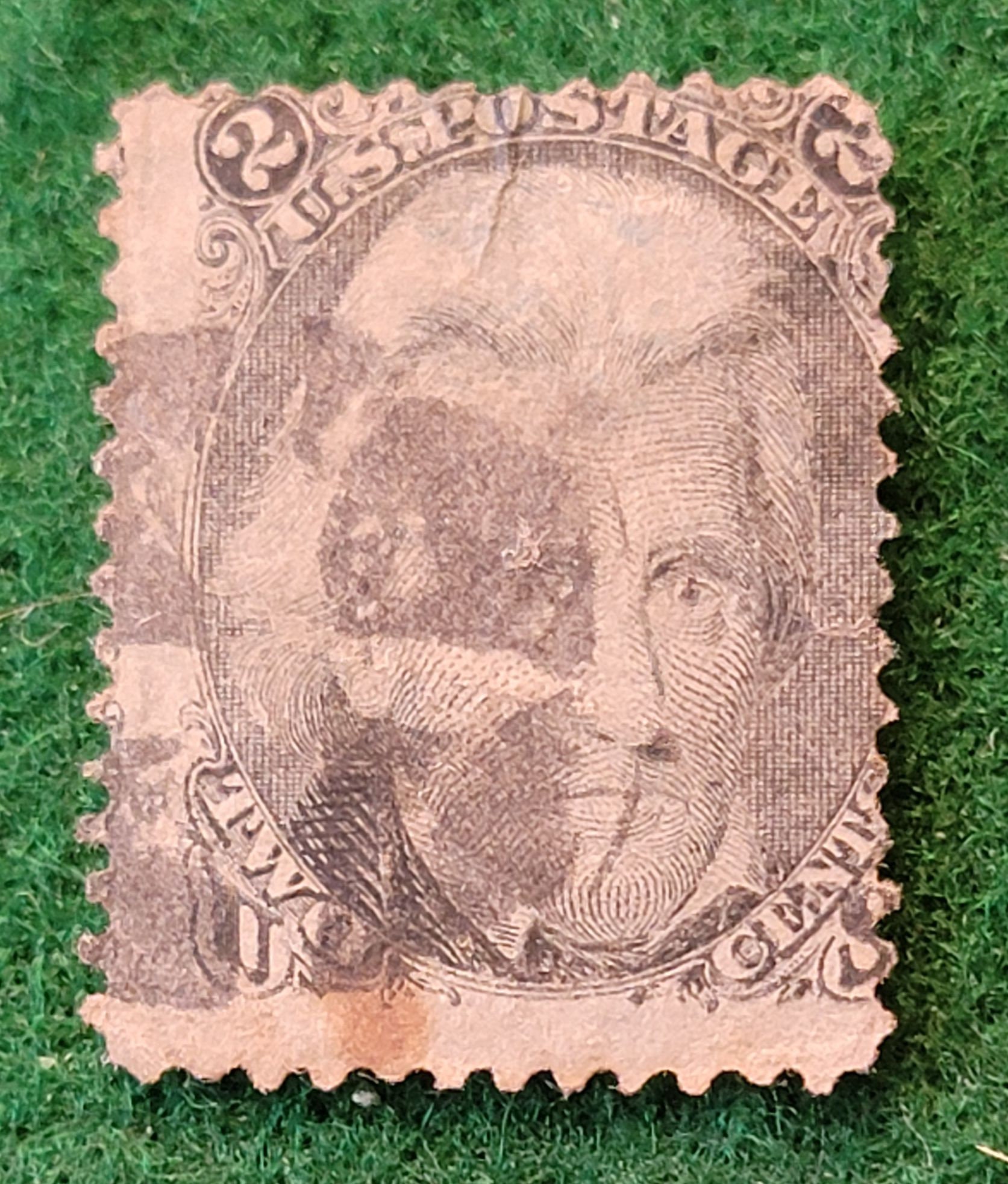 Vintage 1863 Used Jackson US Stamp - Etsy
