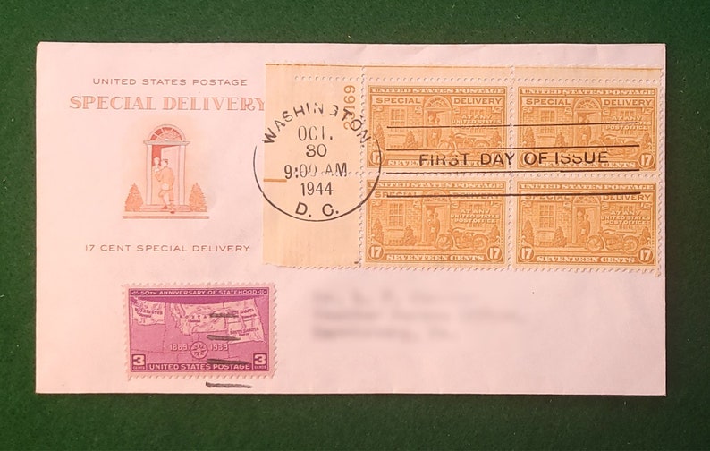 Vintage Special Delivery First Ay Covers - Etsy
