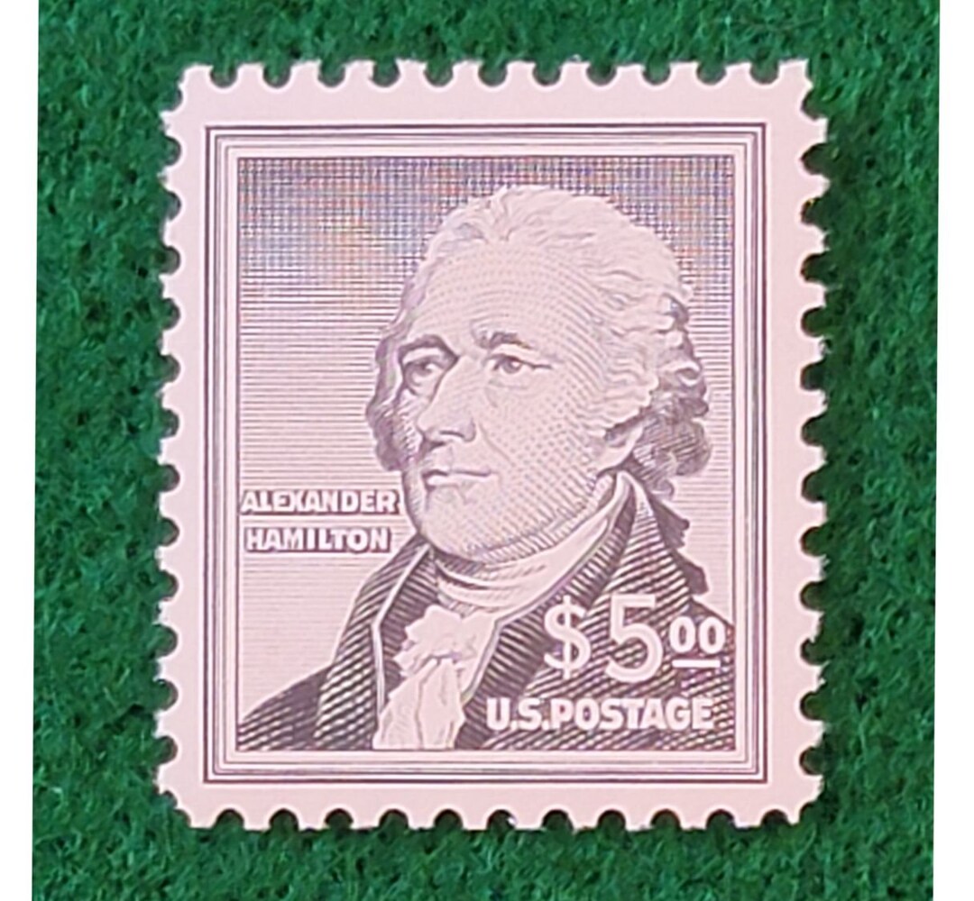 1956 Alexander Hamilton Liberty Series Stamp - Scott #1053 - Etsy