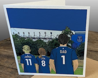 Everton Birthday Card - Etsy UK