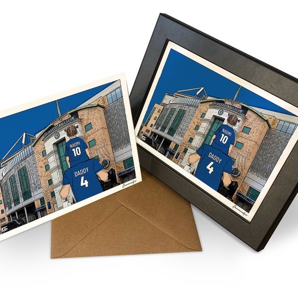 Chelsea Fc Birthday Card - Etsy