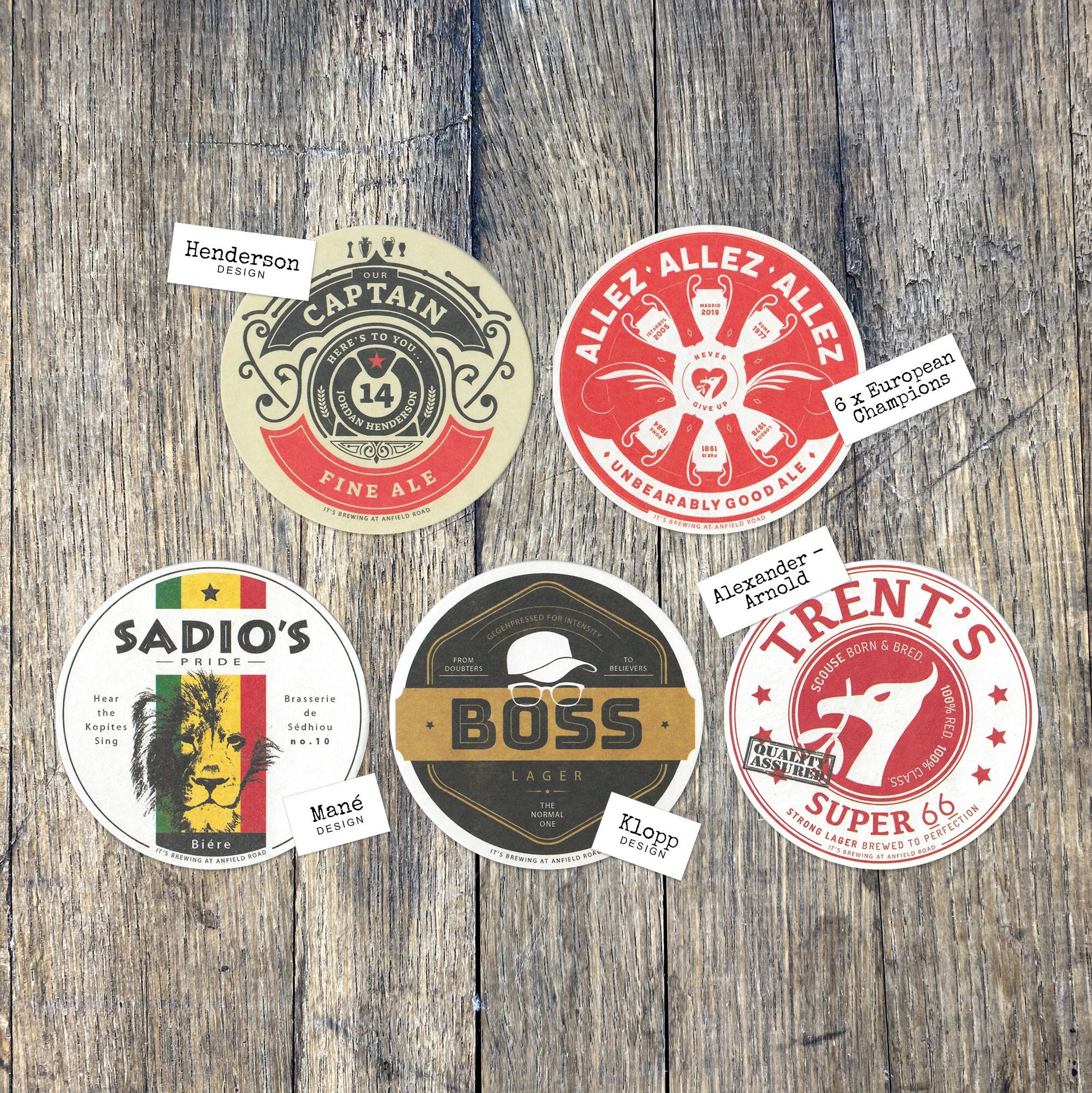 Liverpool Fc Gifts LFC Beer Mats - Etsy