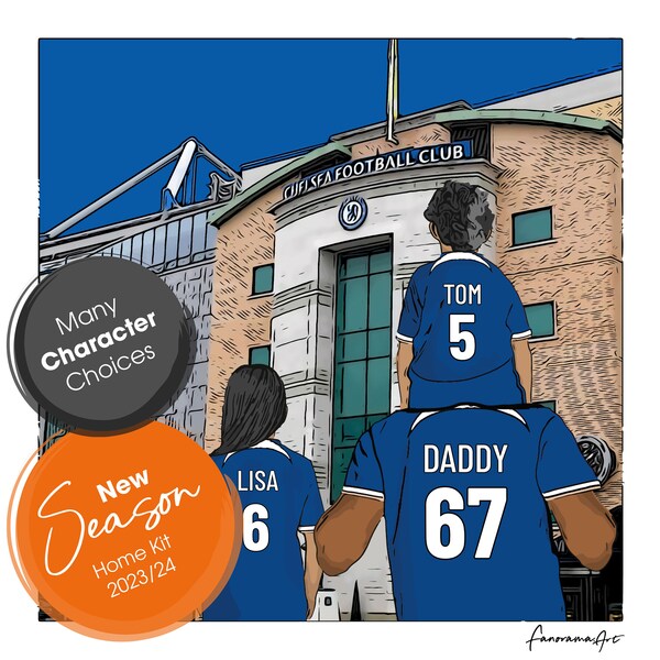 Chelsea Fc - Etsy UK