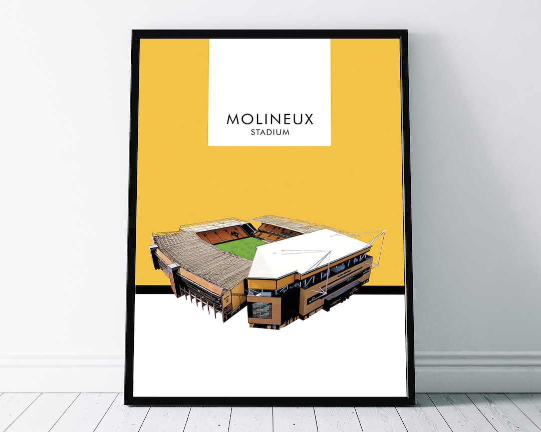 Wolves Poster, Print, Wall Art of the Molineux Stadium - Etsy
