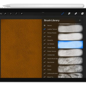 100 Procreate Leather Texture, Leather for Procreate, Leather Texture ...
