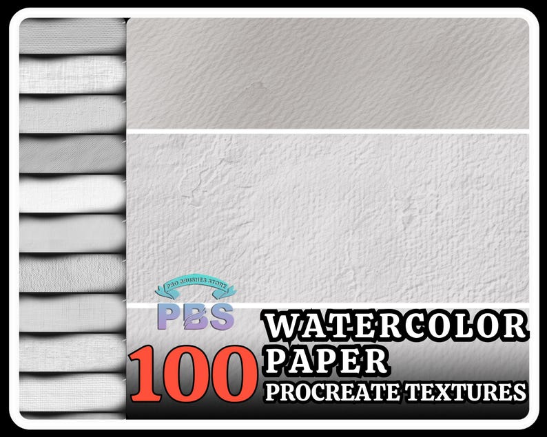 100 Watercolor Paper Textures for Procreate (digital Download) - Etsy UK