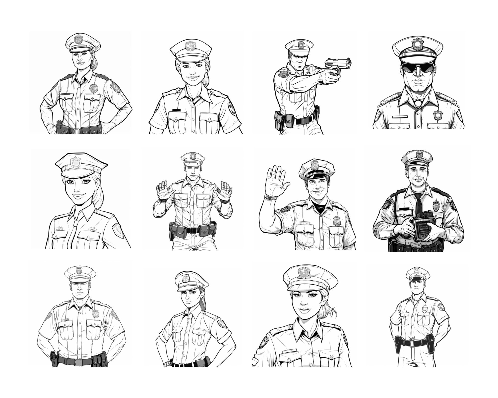 120 Procreate Police Stamps Cop Stamps for Procreate - Etsy