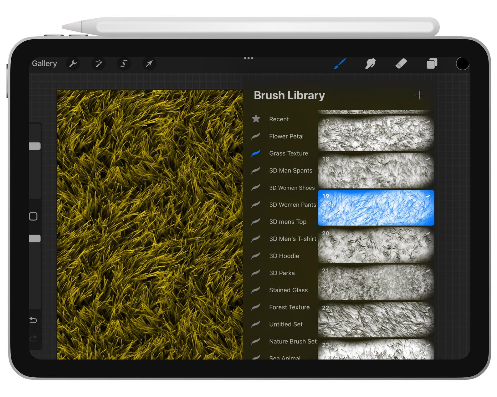 100 Procreate Grass Texture Brushes (digital Download) - Etsy UK