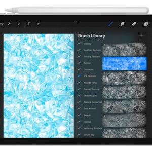 100 Procreate Ice Texture, Ice for Procreate, Ice Texture Brushes, Ice Texture Procreate - Etsy