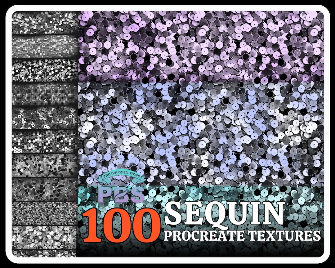 100 Procreate Sequin Texture, Sequin for Procreate, Sequin Texture ...