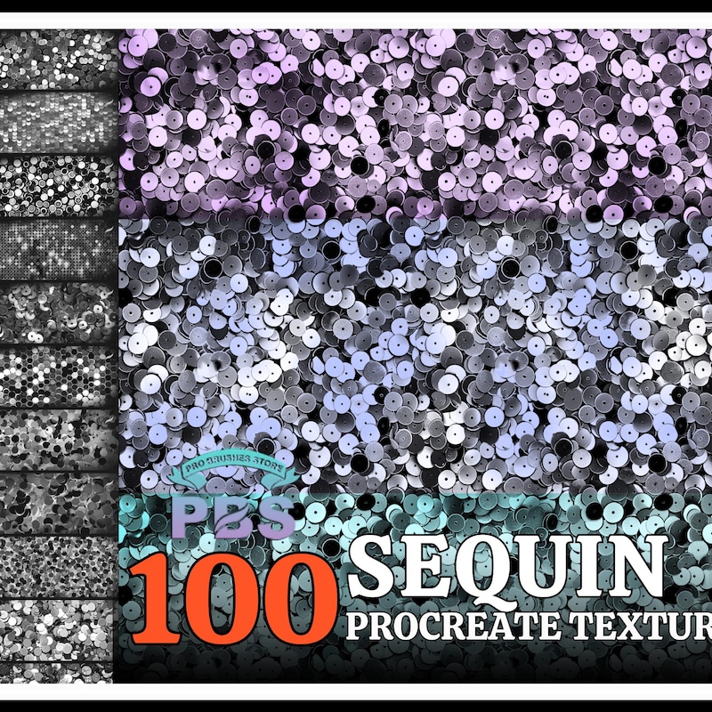 Seamless Digital Sequins - Etsy