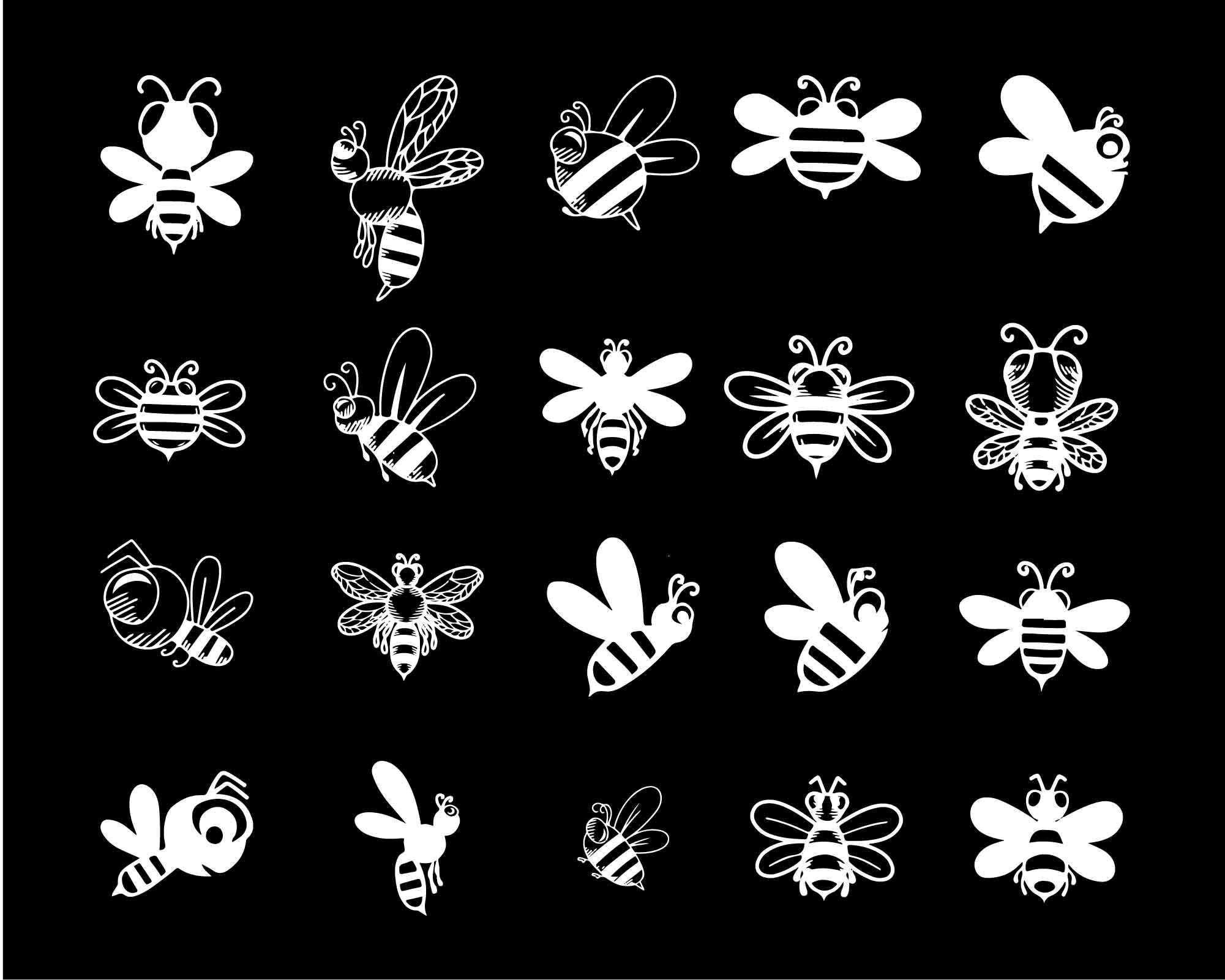 Bee SVG Bundle Cute Bee SVG 36 Bee Svg Honey Bee Svg Bee - Etsy Australia