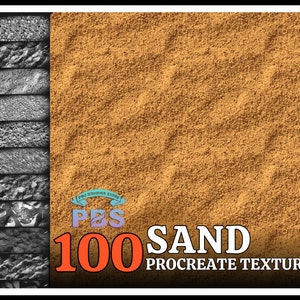 100 Procreate Sand Texture, Sand Texture for Procreate, Sand Texture ...