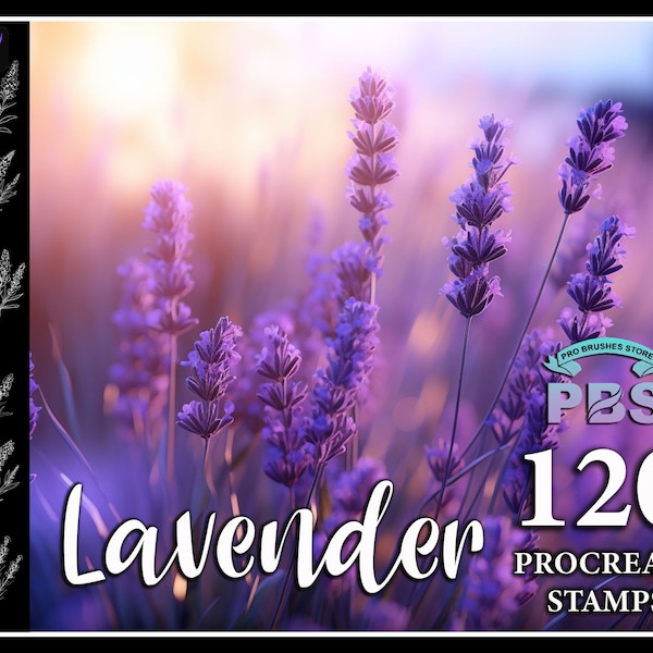 Lavender Stamp - Etsy