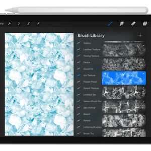 100 Procreate Ice Texture, Ice for Procreate, Ice Texture Brushes, Ice Texture Procreate - Etsy