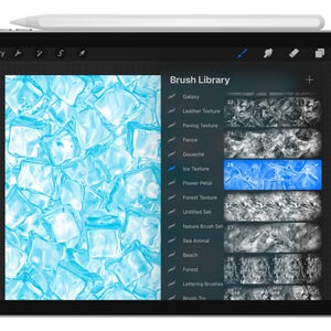 100 Procreate Ice Texture, Ice for Procreate, Ice Texture Brushes, Ice Texture Procreate - Etsy
