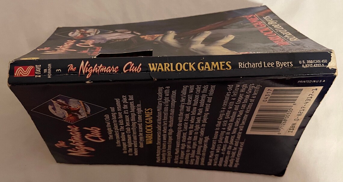 The Nightmare Club #3 - Warlock Games - Etsy