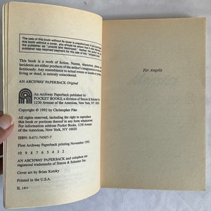 Monster Christopher Pike 2nd Edition - Etsy