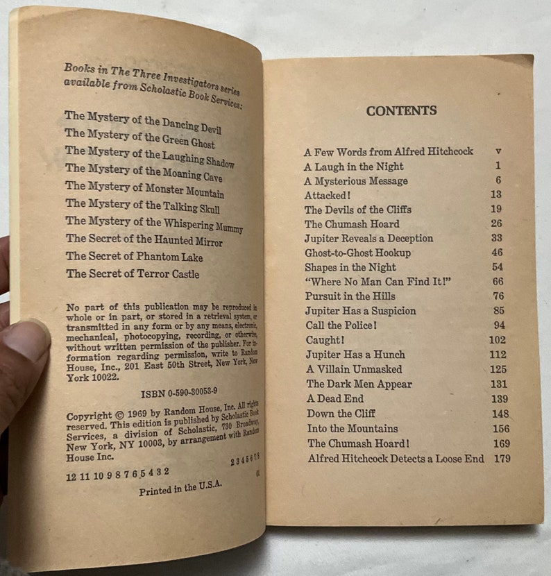 Alfred Hitchcock and the Three Investigators #12 (scholastic Cover ...