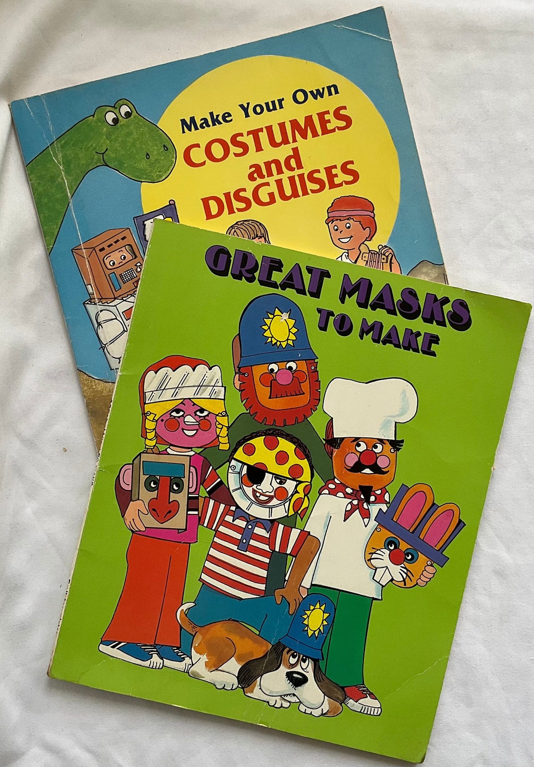 Make Your Own Costumes and Disguises/great Masks to Make (set of 2) - Etsy