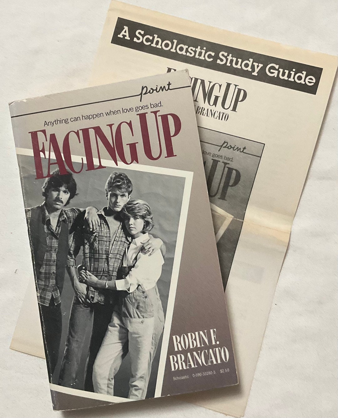 Point Fiction - Facing up W/scholastic Study Guide ***1st Printing/hard ...
