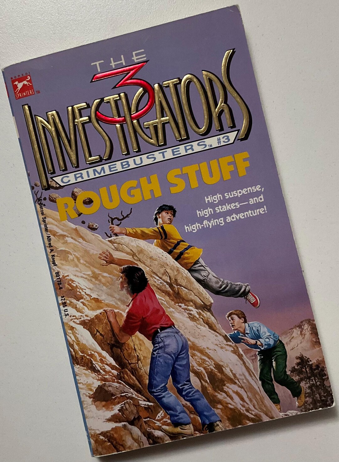 The 3 Investigators Crimebusters #3 - Rough Stuff ***1st Printing/hard ...
