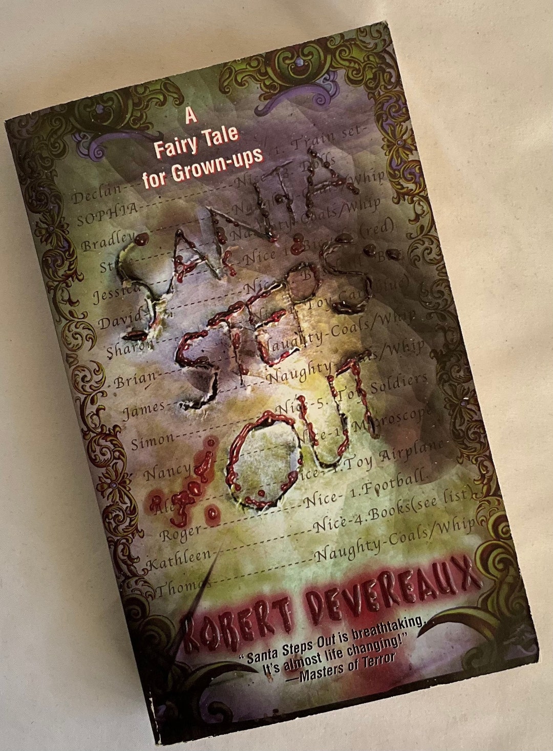 A Fairy Tale for Grown-ups: Santa Steps Out Robert Devereaux - Etsy