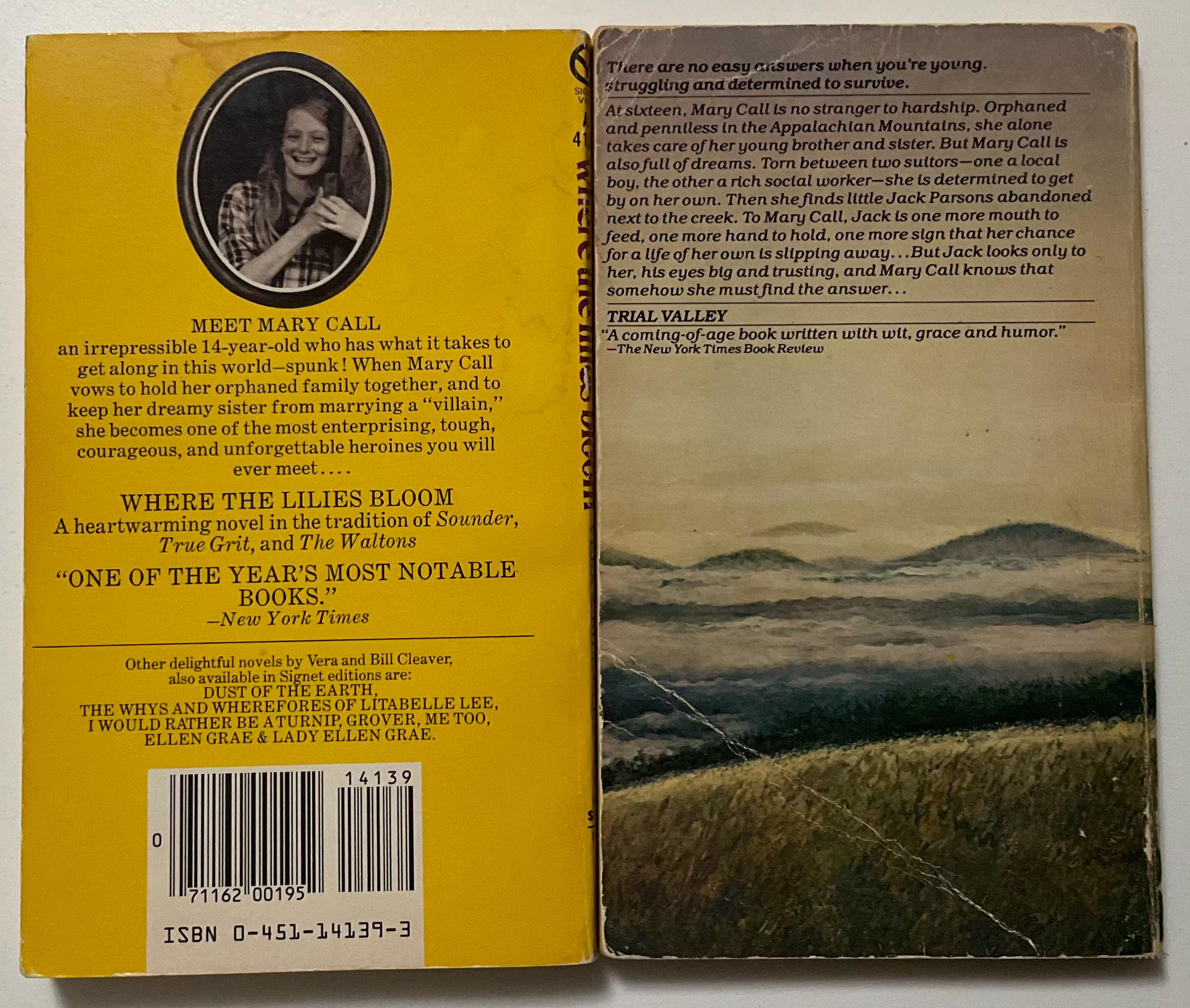 Where the Lilies Bloom/trial Valley - Vera & Bill Cleaver (complete Set ...