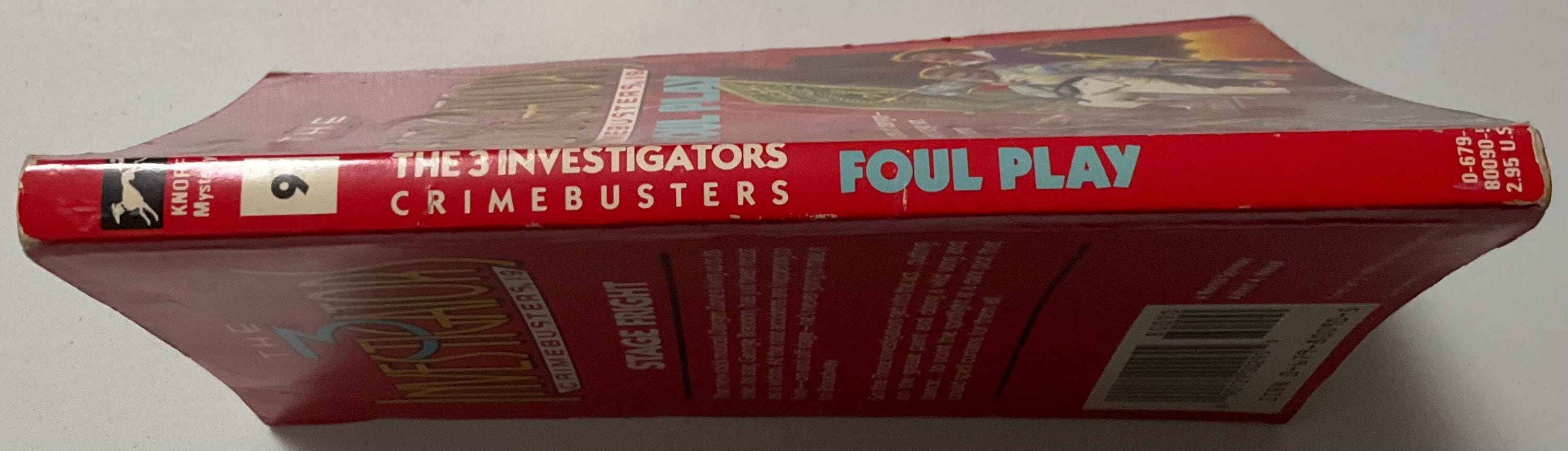 The 3 Investigators Crimebusters #9 - Foul Play ***1st Printing*** - Etsy