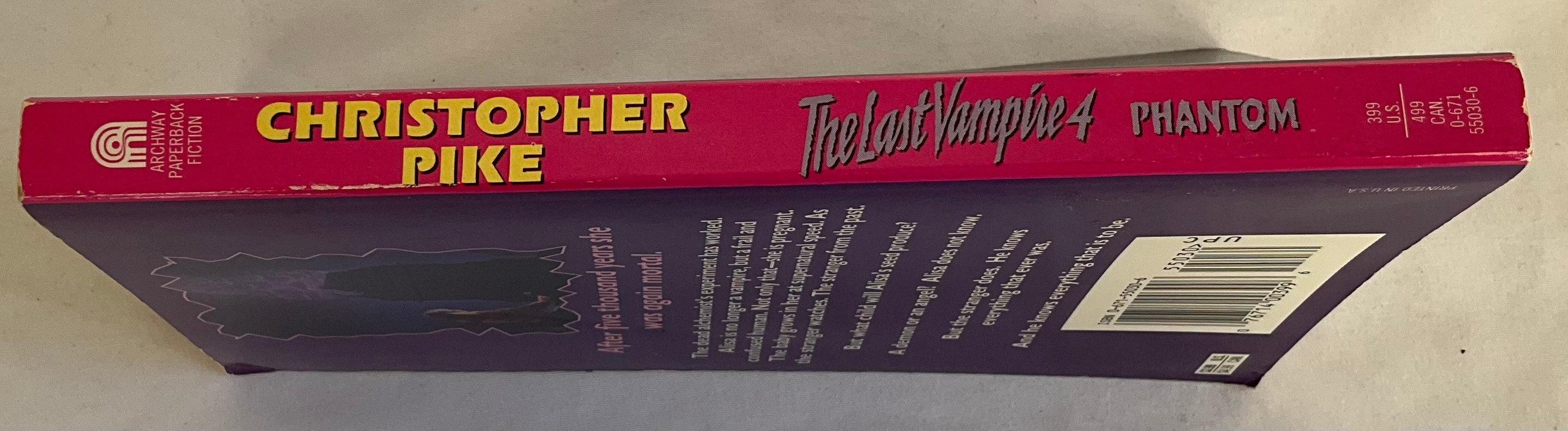 Thirst Series the Last Vampire 4: Phantom Christopher Pike - Etsy