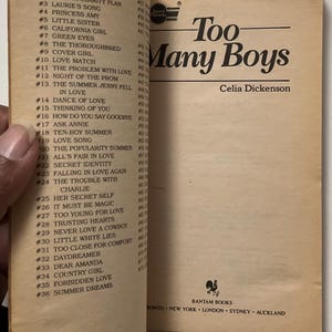 Sweet Dreams #71 - Too Many Boys - Etsy