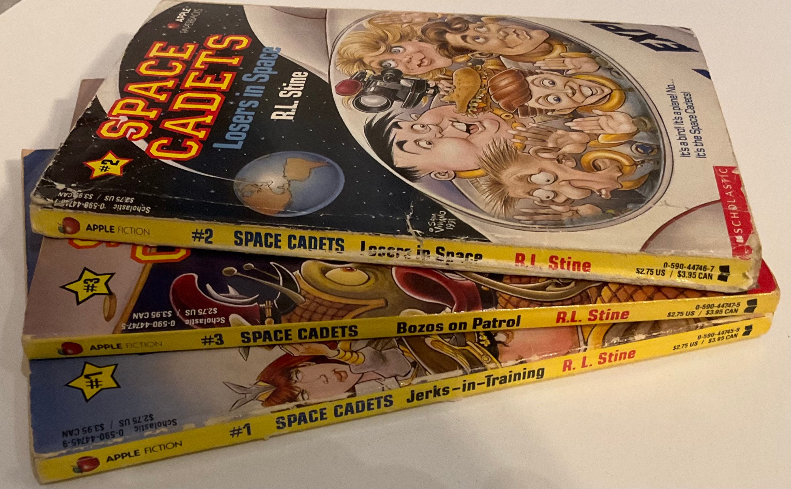 Space Cadets RL Stine complete Set of 3 hard to Find - Etsy