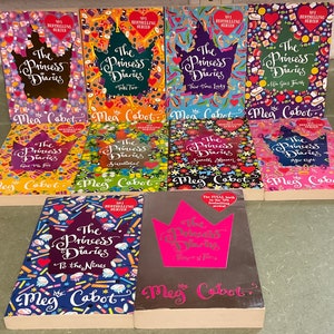 The Princess Diaries - Meg Cabot (complete Set of 10) - Etsy