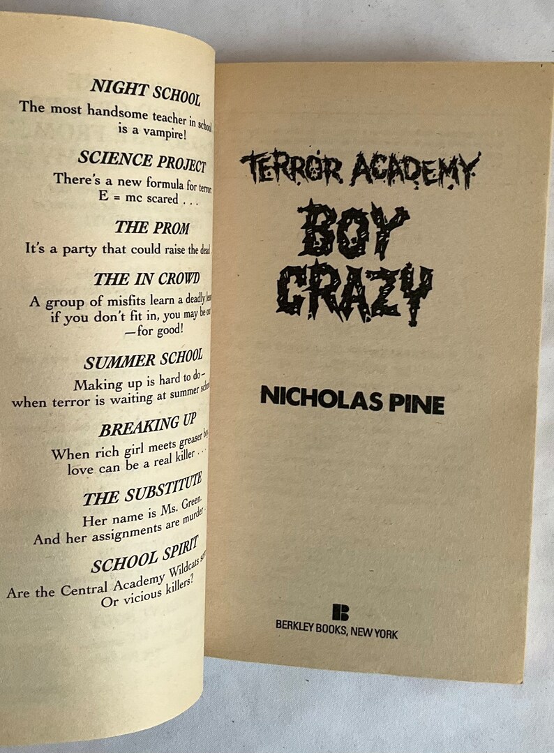 Terror Academy #15 - Boy Crazy - Etsy