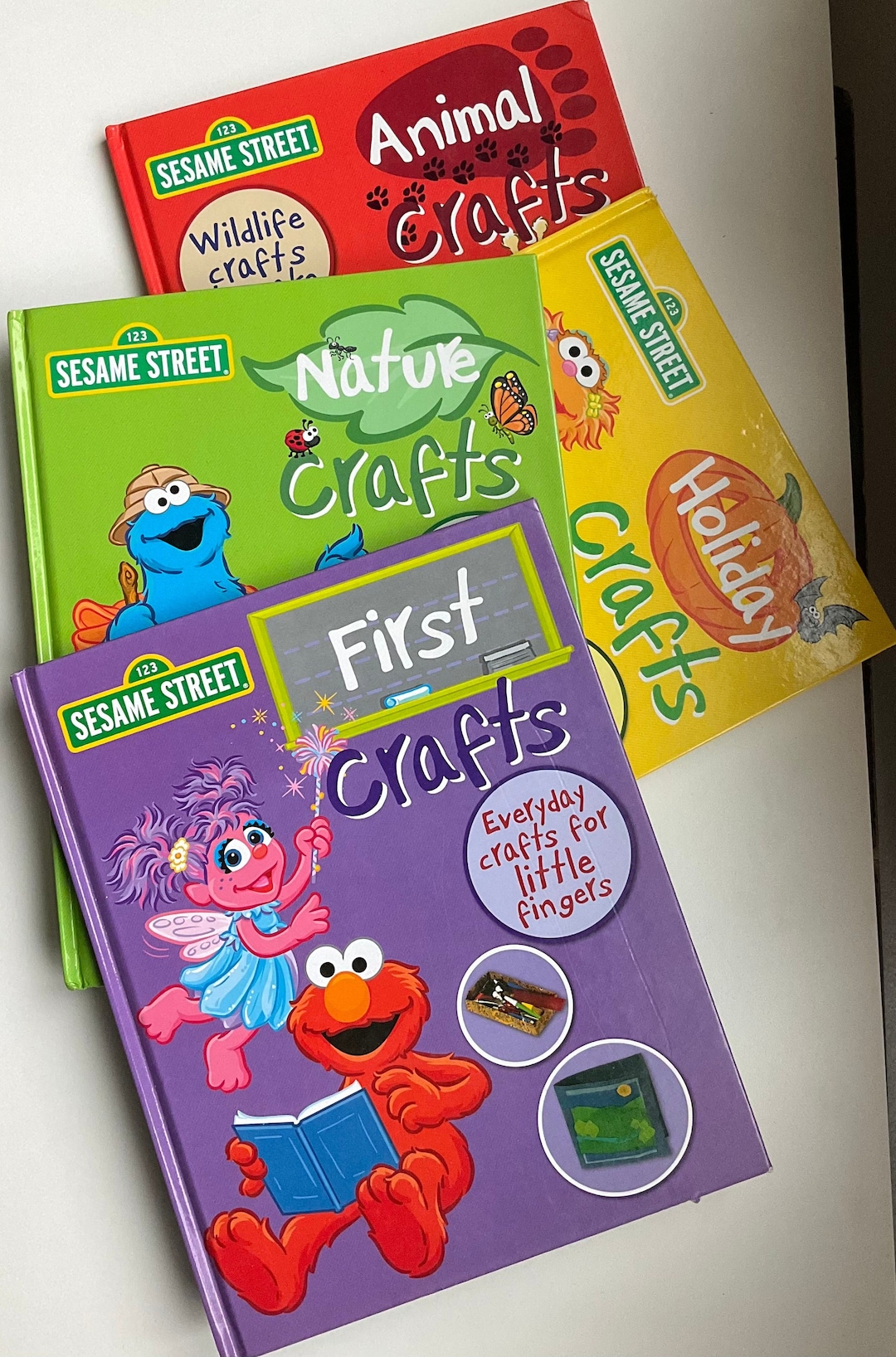 Sesame Street Craft Books - Lot of 4 - Etsy