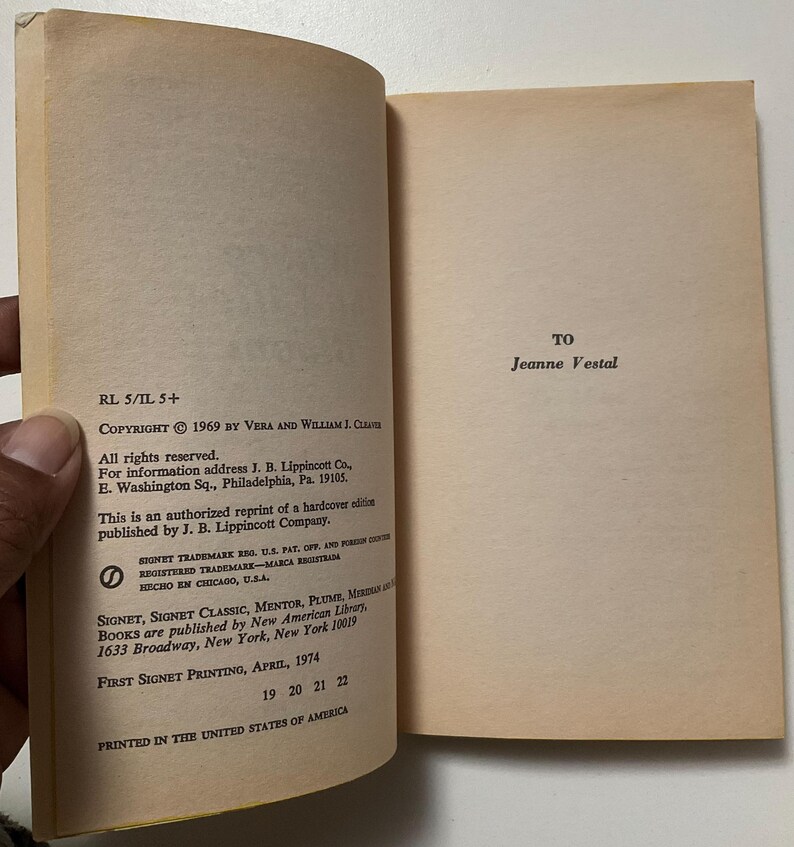 Where the Lilies Bloom/trial Valley - Vera & Bill Cleaver (complete Set ...