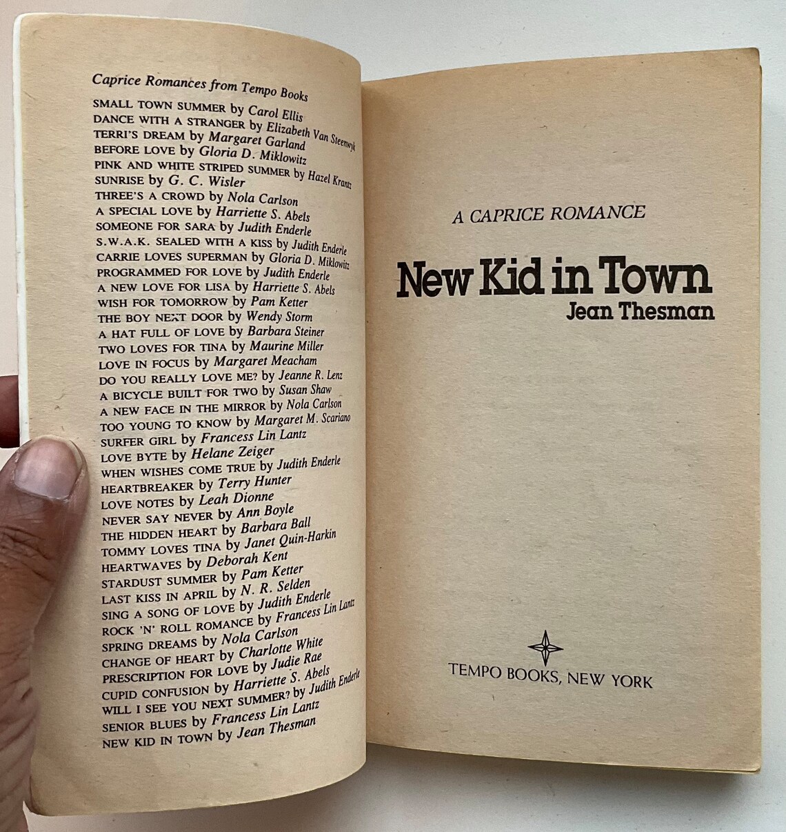 A Caprice Romance #47 - New Kid in Town - Etsy