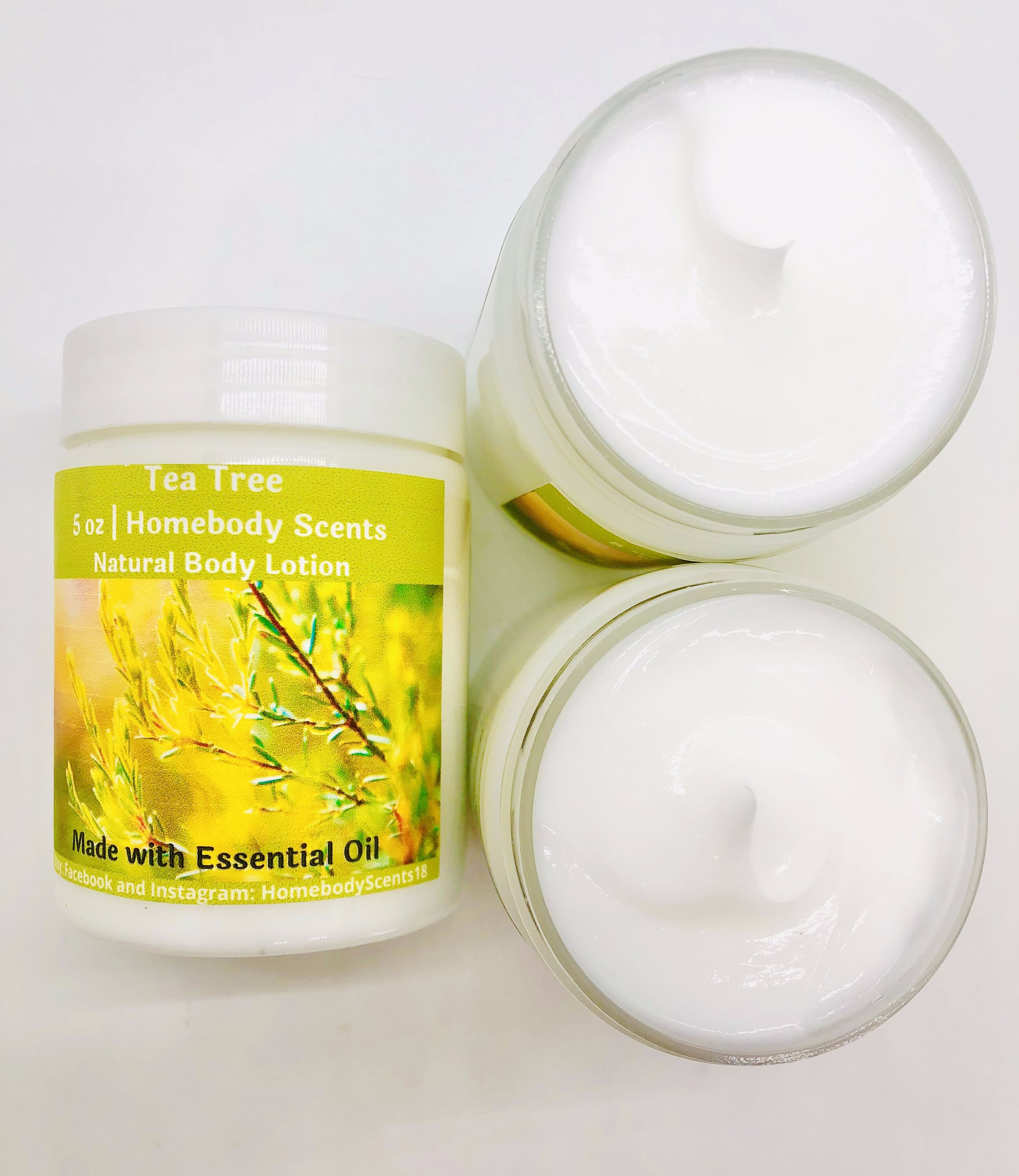 Tea Tree Natural Body Lotion Made With Tea Tree Essential - Etsy