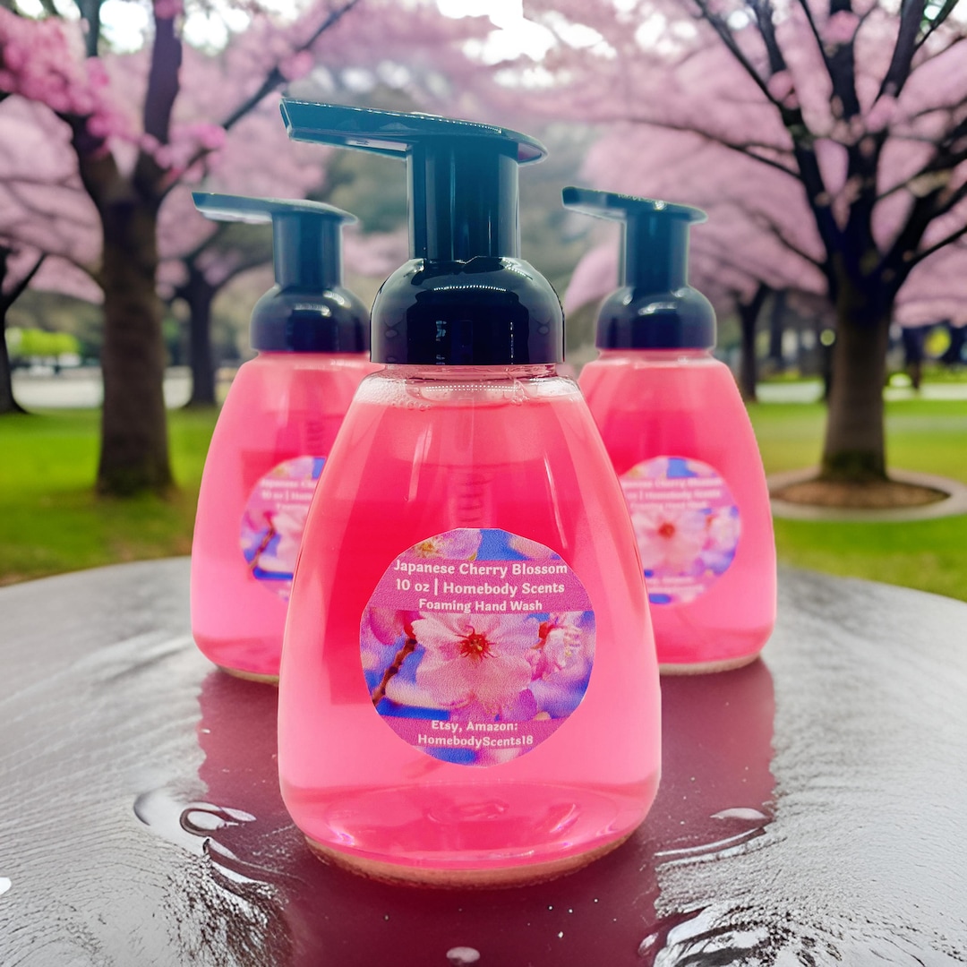 Japanese Cherry Blossom Foaming Hand Wash, Cherry Blossom Hand Soap ...