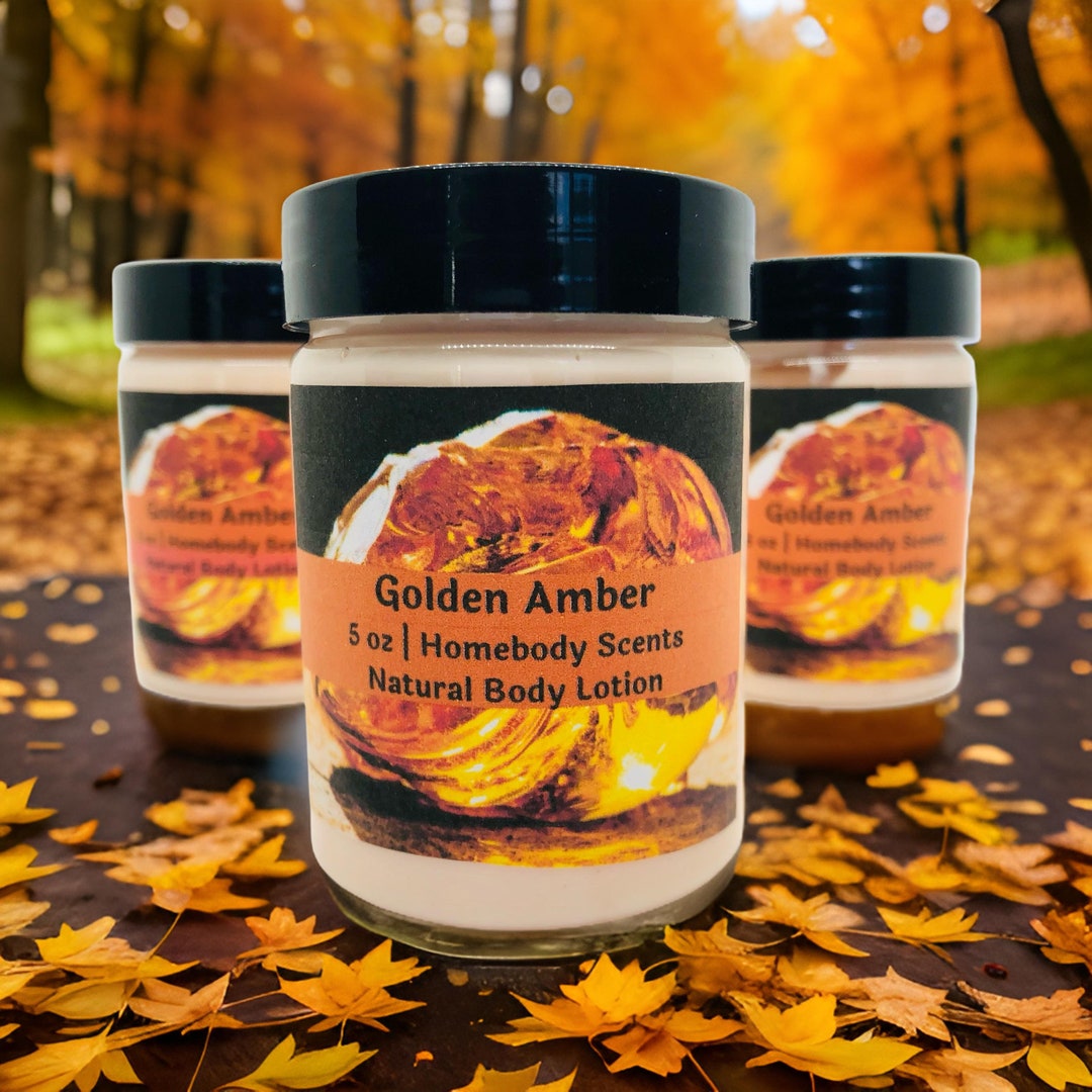 Golden Amber Body Lotion: Scented With Jasmine, Patchouli & Sandalwood ...