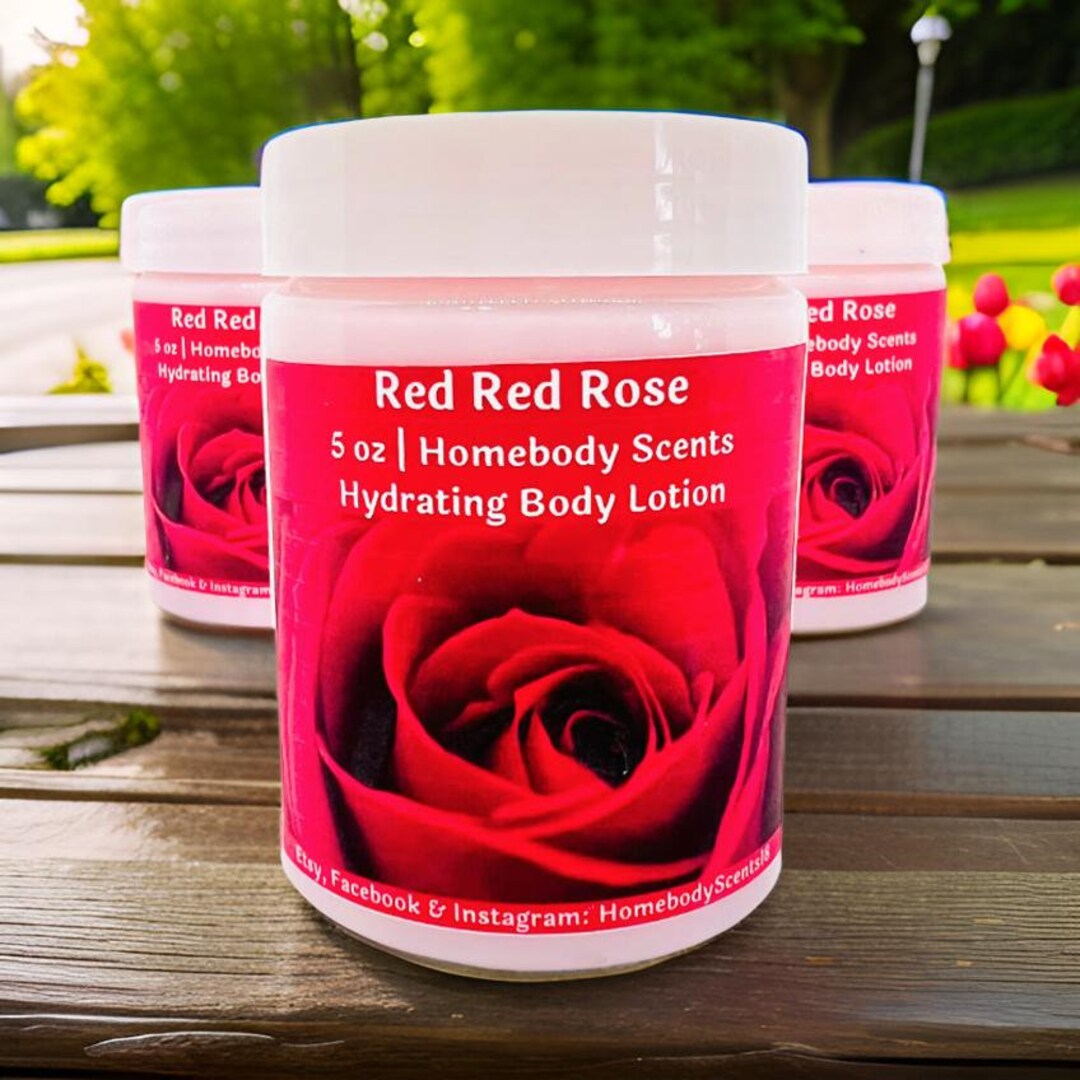 Red Red Rose Body Lotion, Rose Body Butter, Rose Body Lotion, Rose Body ...
