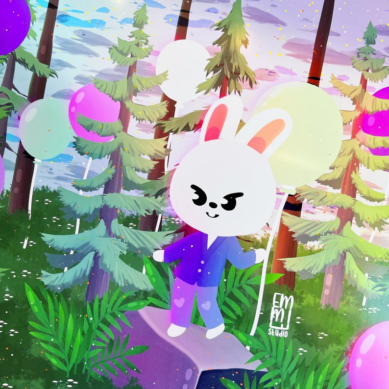 Leebit Woods Poster // Skzoo Fan Art 30x40 Cm - Etsy